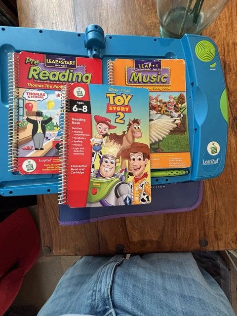 LEAP FROG LEAP Pad Learning System books with bag read description £14. ...