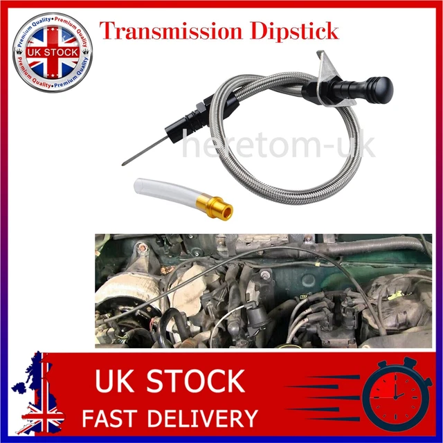 FLEXIBLE TRANSMISSION DIPSTICK Kit For GM Chevy TH-350 TH-400 Turbo SBC ...