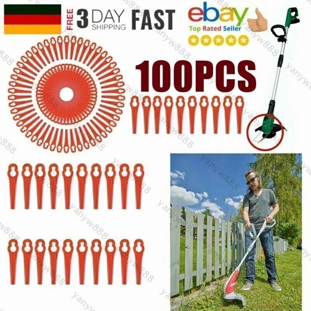 100 X KUNSTSTOFFMESSER Ersatzmesser Messer Blades für Bosch Akku ... 100 X KUNSTSTOFFMESSER Ersatzmesser Messer Blades für Bosch Akku ...