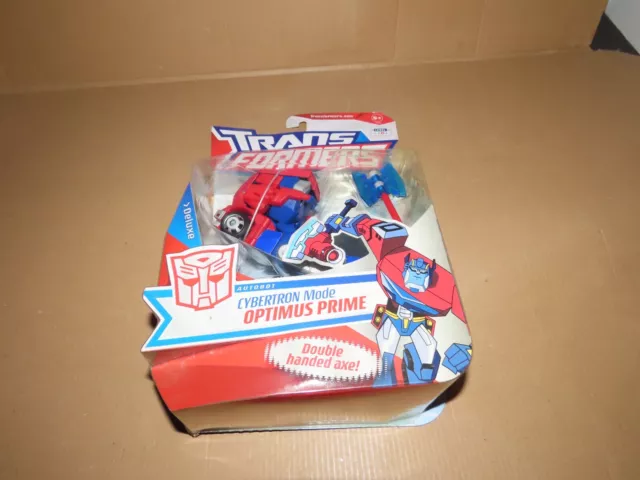 HASBRO TRANSFORMERS ANIMATED Autobot Cybertron mode Optimus Prime ... HASBRO TRANSFORMERS ANIMATED Autobot Cybertron mode Optimus Prime ...
