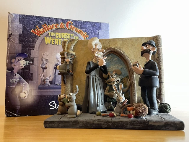 AARDMAN WALLACE & Gromit The Curse Of The Were-Rabbit Collectable ...