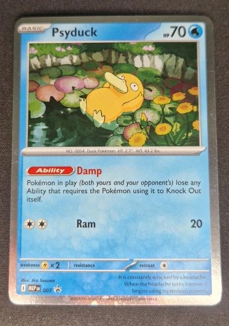 POKÉMON TCG PSYDUCK MEP 007 Mega Evolution Pokemon Blister Promo £10.78 ...