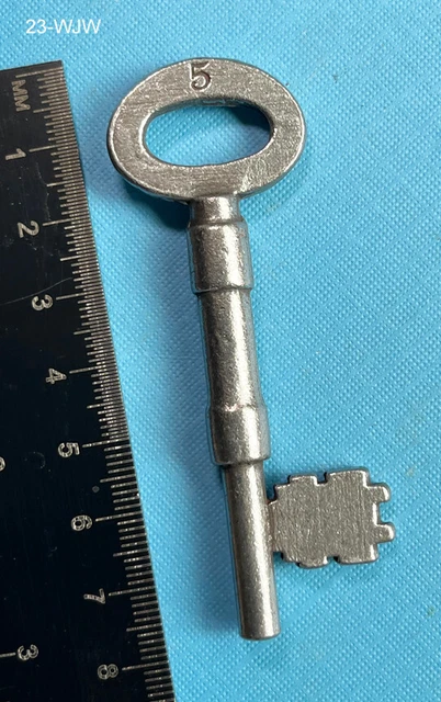 OLD ASYLUM SKELETON Key Very Rare GENUINE Antique Victorian Hospital ...