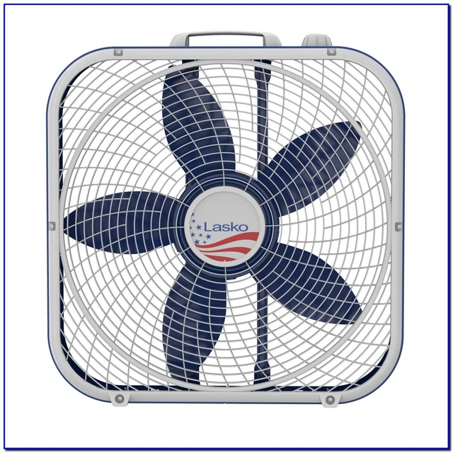 LASKO LIMITED EDITION 20” Box Fan with 3 Speeds, B20610, Red, White ...