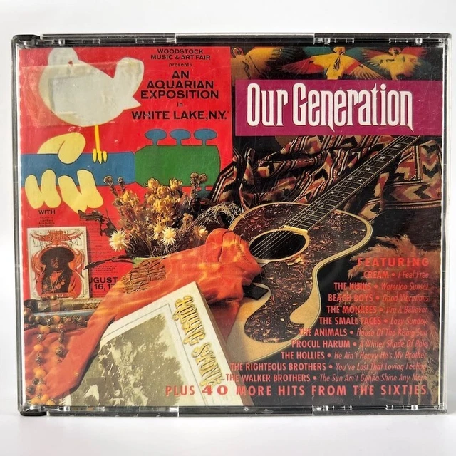 OUR GENERATION - Various (3 X CD Album Box Set) 50 Sixties Songs, Free ...