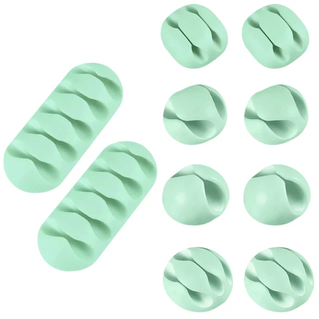 MULTI PURPOSE DESKTOP Cable Clips for Fixing Cables on Multiple ...