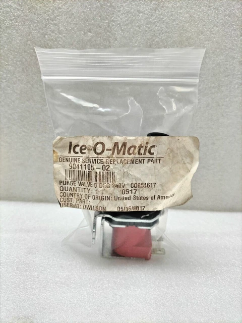 ICE-O-MATIC 9041105-02 PURGE Valve ,0 Degrees, 240V $231.45 - PicClick AU