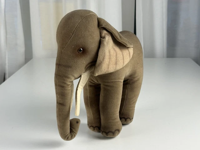 STEIFF ANIMAL ÉLÉPHANT 0510/28 trampy 28 cm - excellent état EUR 196,38 ...