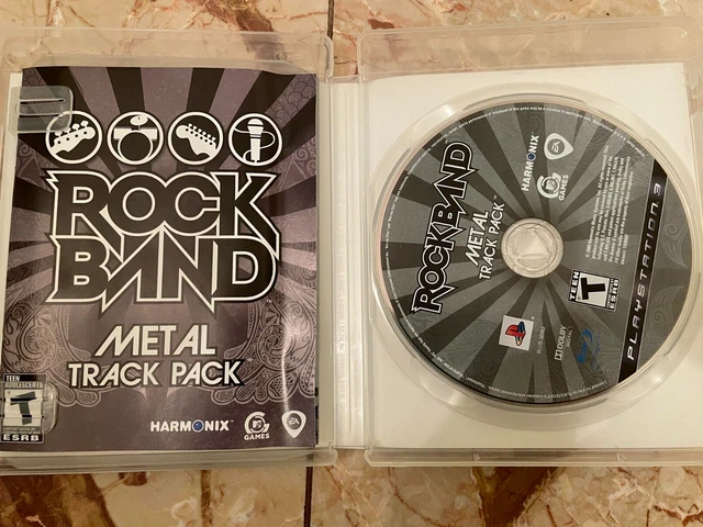 ROCK BAND: METAL Track Pack (Sony PlayStation 3, 2009) PS3 CIB Complete ...