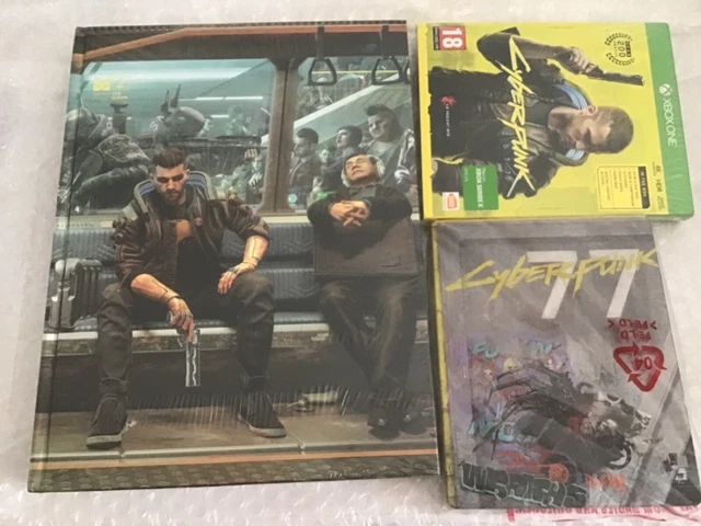 XBOX ONE CYBERPUNK 2077 Game+Steelbook+Complete Official Guide ...