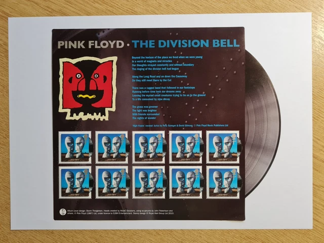 MINT UNUSED SHEET Of 10 First Class Pink Floyd Classic Album Cover ...
