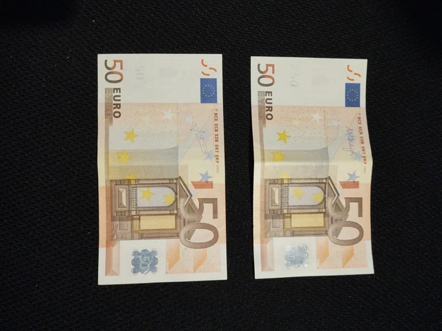 BILLETS DE 50 euros 2002 Rare / Signé Draghi Et Trichet EUR 199,99 ...