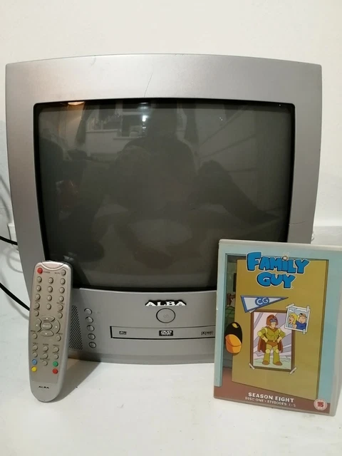 ALBA TVD3450 14” Crt Tv Dvd Combo Combi Retro Gaming Television With ...