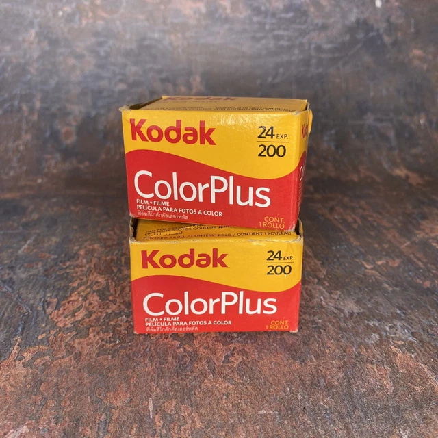 2 ROLLS - Kodak Color Plus 200 ISO 24exp - 35mm Colour Film - Expired 2015 £18.99 - PicClick UK