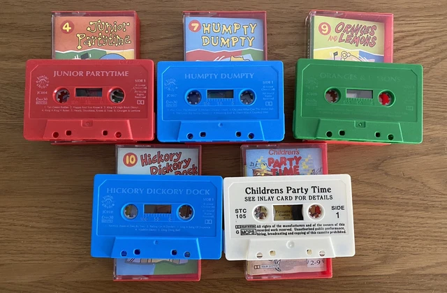 CHILDREN'S SONGS MUSIC Cassette Tape x 5 Junior Choice Songs Stories ...