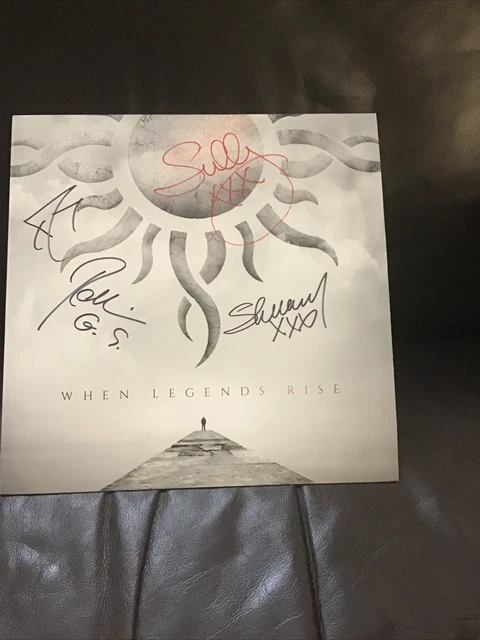 VINYL RECORDS- GODSMACK- When Legends Rise- Limited Edition, Signed By ...