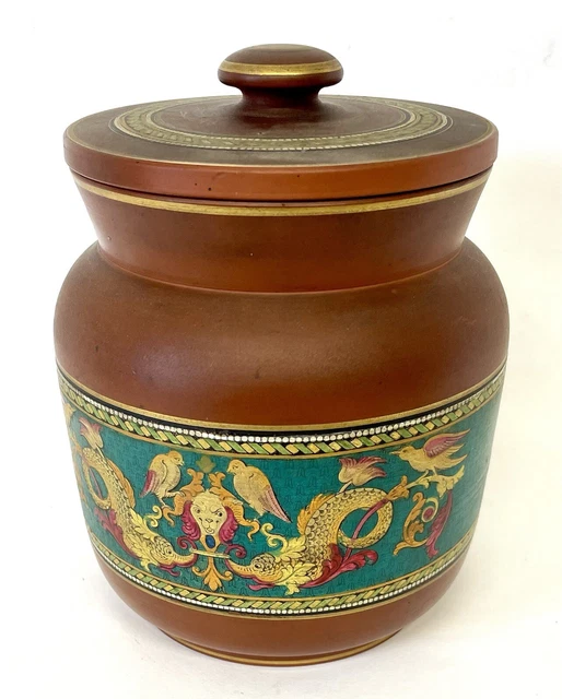 ANTIQUE PRATTWARE PRATT Ware Aesthetic Neoclassical Terracotta Tobacco ...