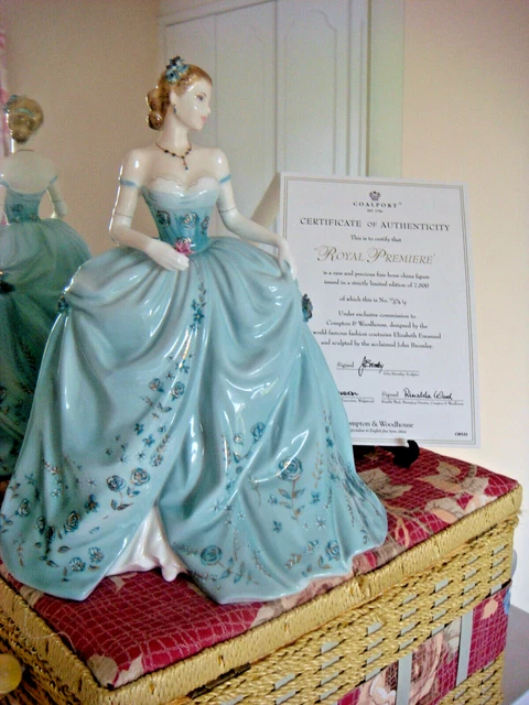 L/E COALPORT FIGURINE-ROYAL Premiere-Compton & Woodhouse-Elizabeth ...