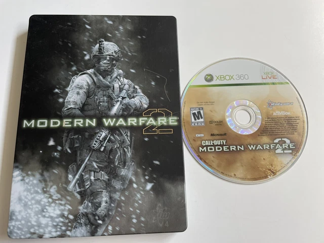 CALL OF DUTY Modern Warfare 2 - Steelbook (Xbox 360)Case And Disc ...