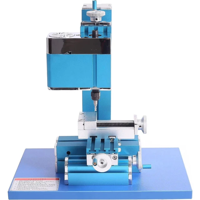 MINI METAL LATHE Milling Machine Motorized Metalworking Benchtop ...