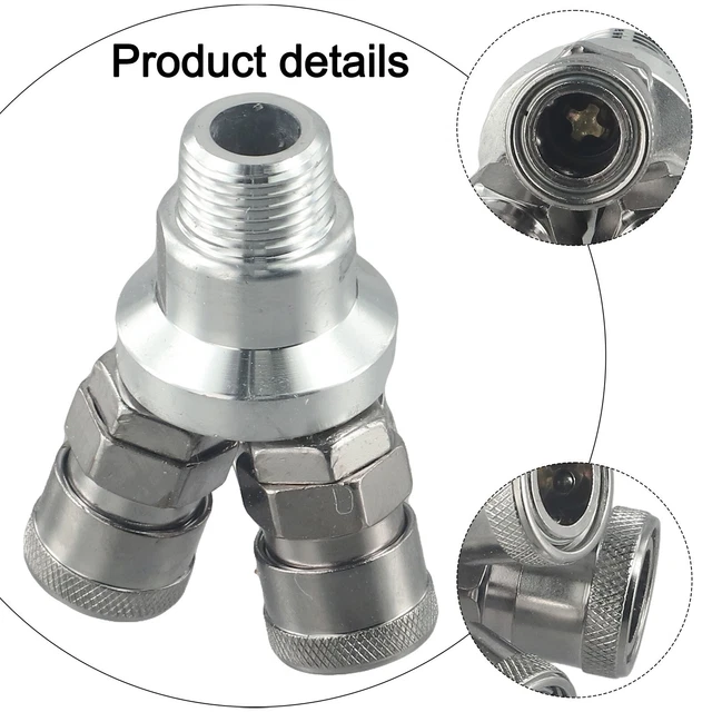 2/3-WEGE-SCHNELLANSCHLUSS LUFTKOMPRESSORDAUER PNEUMATISCHER C-Typ-Anschluss EUR 15,35 - PicClick DE