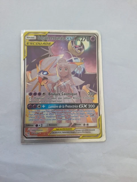 CARTE POKÉMON - Solgaleo Et Lunala GX 216/236 - Éclipse Cosmique - FR EUR 100,00 - PicClick FR