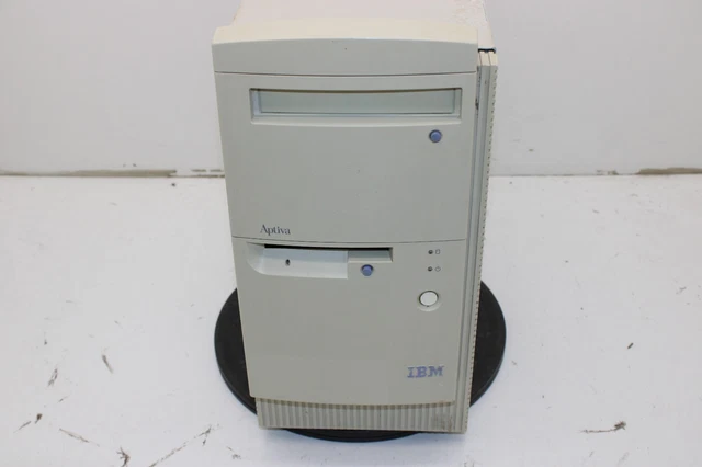 VINTAGE IBM APTIVA E 240 Desktop Computer AMD K6-2 350MHz 64MB Ram No ...
