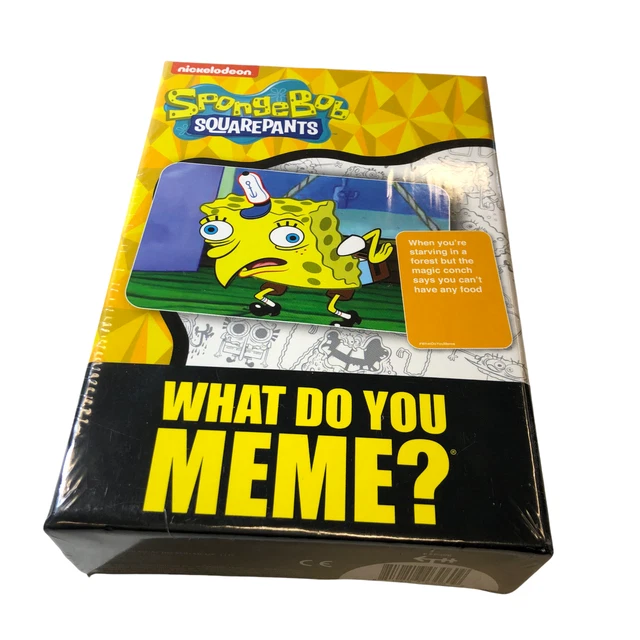 WHAT DO YOU Meme? Spongebob Expansion Pack - 80 Caption & Photo Cards ...