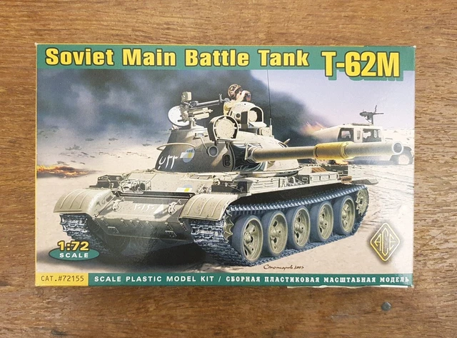ACE 1/72: SOVIET Main Battle Tank T-62M #72155: Super Rare 2004 Kit £27 ...