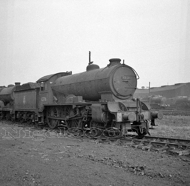 ORIGINAL MEDIUM 6CM x 6cm b&w Negative LNER D49 4-4-0 62716 Thornton ...