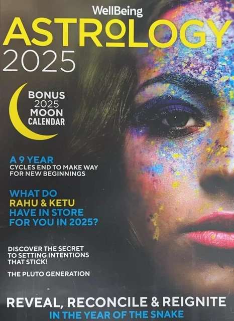 2025 WELLBEING ASTROLOGY Magazine with Bonus 2025 Moon Calendar $33.95 ...