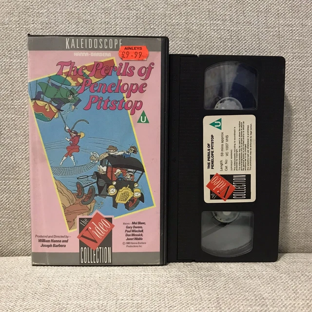 THE PERILS OF Penelope Pitstop - Vhs Video - Childrens / Vintage £19.95 ...