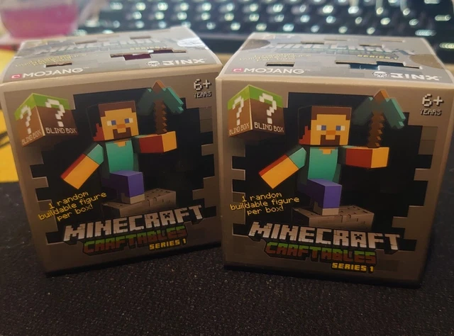 MINECRAFT CRAFTABLES SERIES 1 Random Blind Box Action Figure Never ...