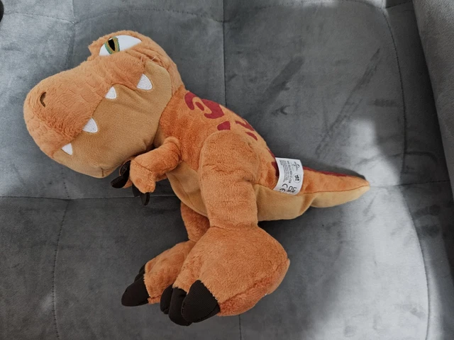 JURASSIC WORLD CAMP CRETACEOUS CHUNKY T-REX DINOSAUR 10" SOFT TOY 25cm ...