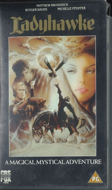 LADYHAWKE (1985) VHS, Matthew Broderick, Rutger Hauer, Michelle ...
