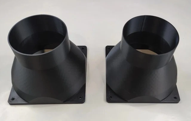 SIM RACING WIND Simulator 120mm PC Fan Adapter To 3inch Ducting Iracing ...