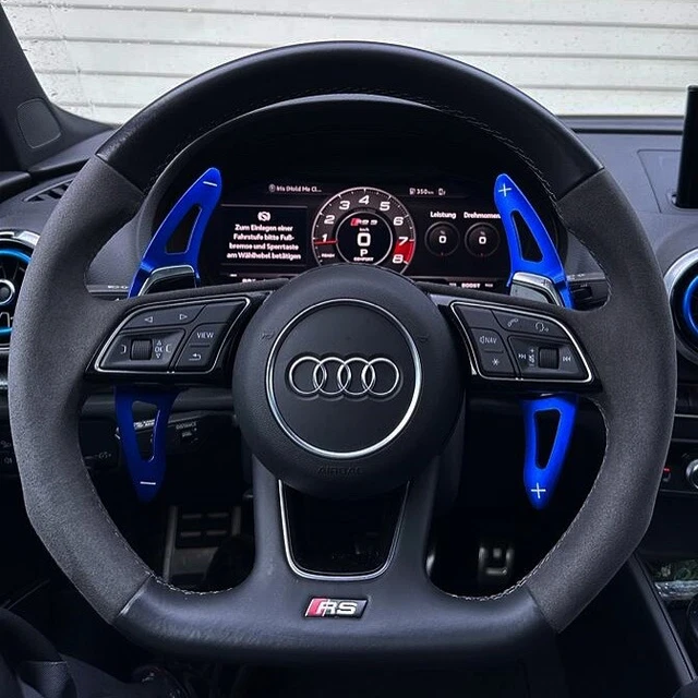 SCHALTWIPPEN AUDI RS3 8V, RS4, RS5, RS6, RS7, TT RS, R8 - V2 Blau EUR ...