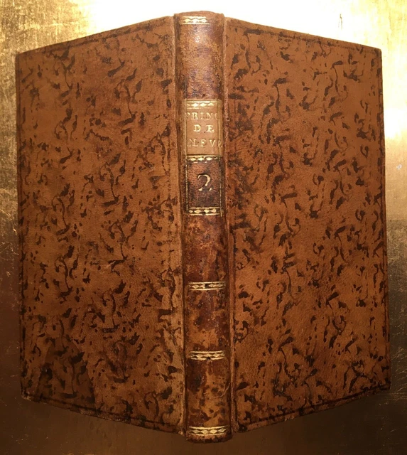 1764 LA PRINCESSE DE CLEVES HISTOIRE LITTERATURE LIVRE ANCIEN OLD BooK ...