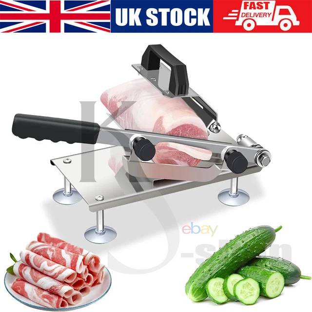 MANUAL MEAT CUTTER Frozen Beef Lamb Mutton Roll Food Sheet Slicer ...