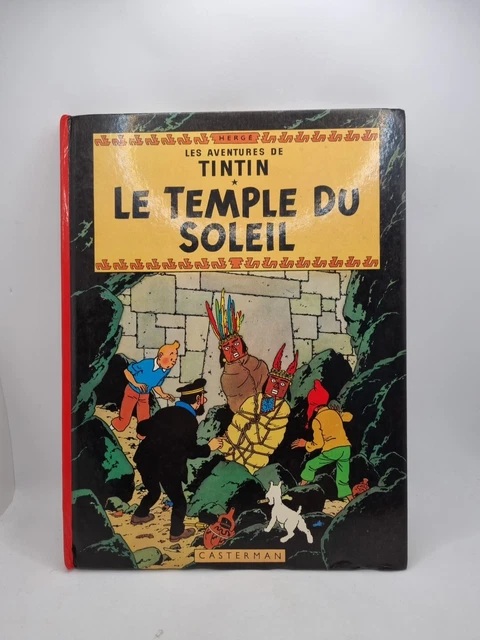 LES AVENTURES DE TinTin, Le Temple du Soleil Comic Book 1984 Casterman ...