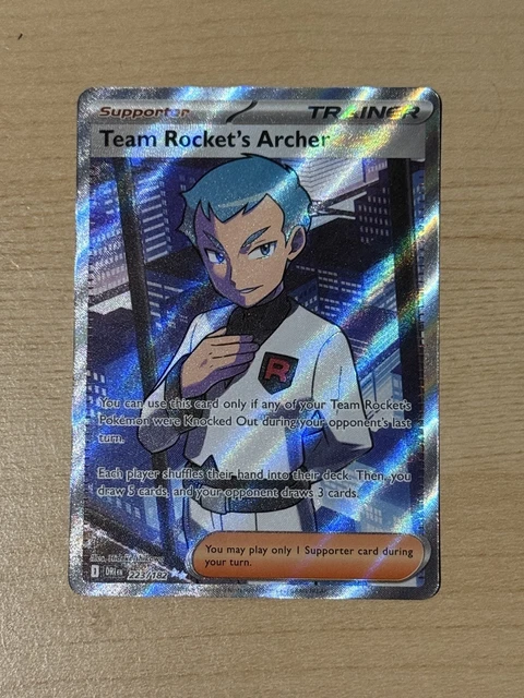 2025 POKEMON SV Destined Rivals DRI EN Team Rocket's Archer 223/182 £5. ...