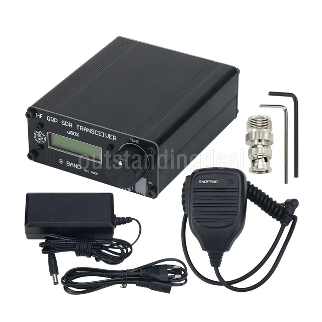 HAMGEEK USDX-8BAND HF QRP SDR Transceiver All Mode SSB/ Transceiver ...