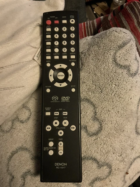 GENUINE DENON RC-1017 DVD Remote Control Tested £16.32 - PicClick UK
