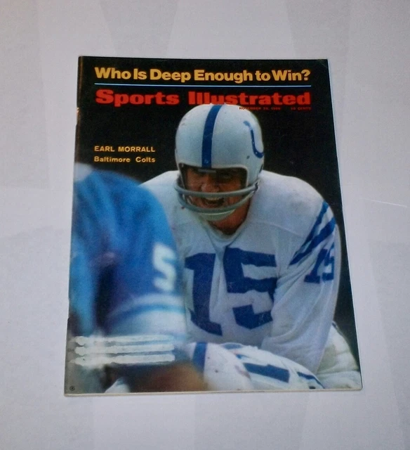 1968 NO LABEL Sports Illustrated EARL MORRALL Baltimore COLTS ! $10.38 ...
