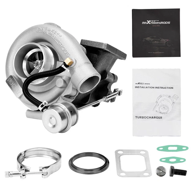 UNIVERSAL TURBOCHARGER TURBO For 1.5-2.5L .4 6 Cyl T3 Flange 420HP Oil ...