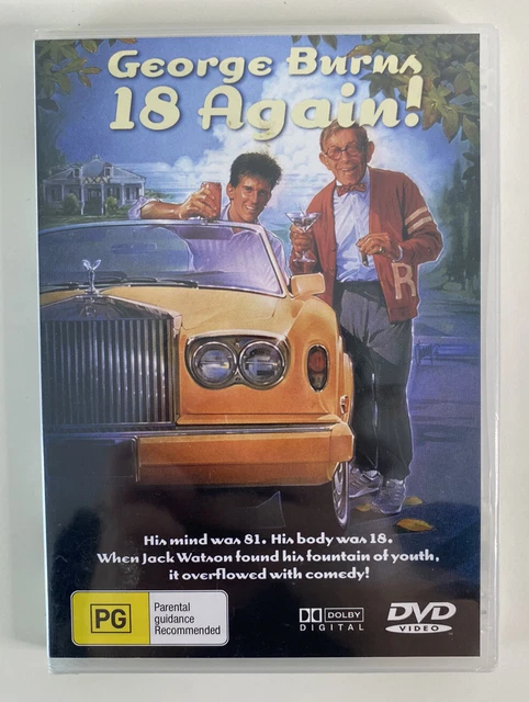 18 AGAIN! GEORGE Burns Charlie Schlatter PAL DVD R0 New Sealed Tracked ...