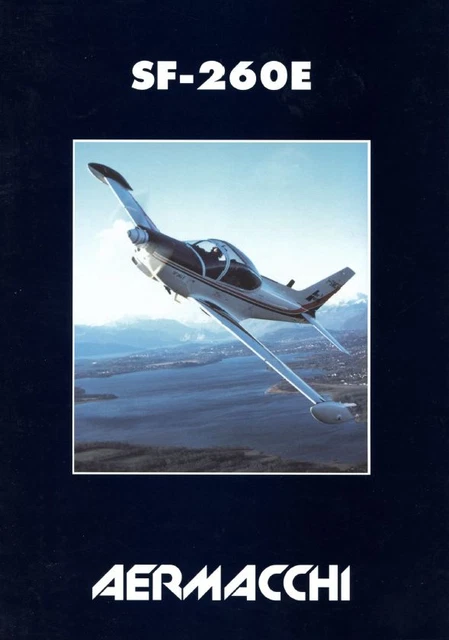 AERONAUTICA AIRCRAFT SIAI Marchetti SF260E 2001 (eng) Brochure DVD EUR ...