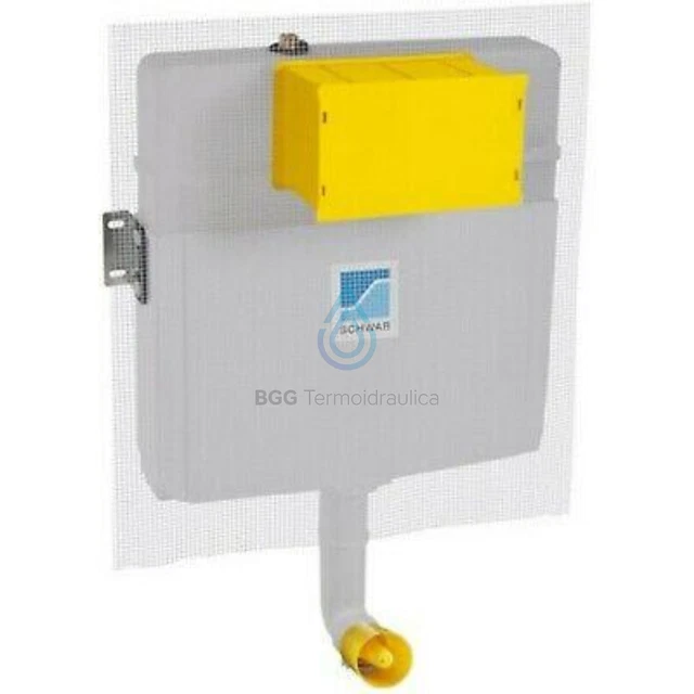 CASSETTA WC INCASSO Gemini Wc A Pavimento Es80 Senza Placca Doppio ...