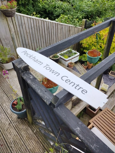 ORIGINAL VINTAGE LONDON, Peckham Town Centre Enamel Sign £30.00 ...