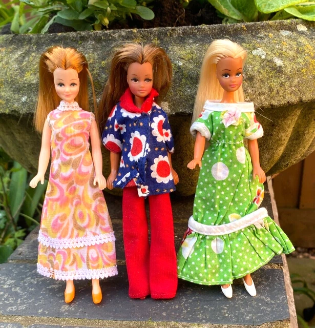 3 X VINTAGE 1970'S PALITOY PIPPA DOLLS £99.00 - PicClick UK